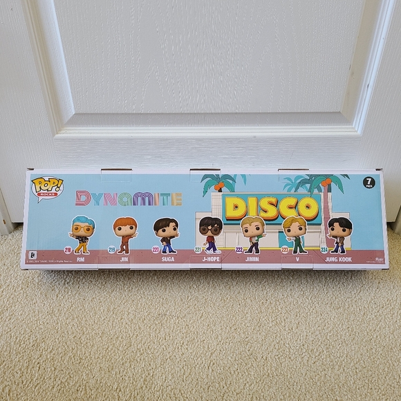 Funko | Other | Bts Dynamite Funko Pop 7pack Vinyl Figure Set | Poshmark